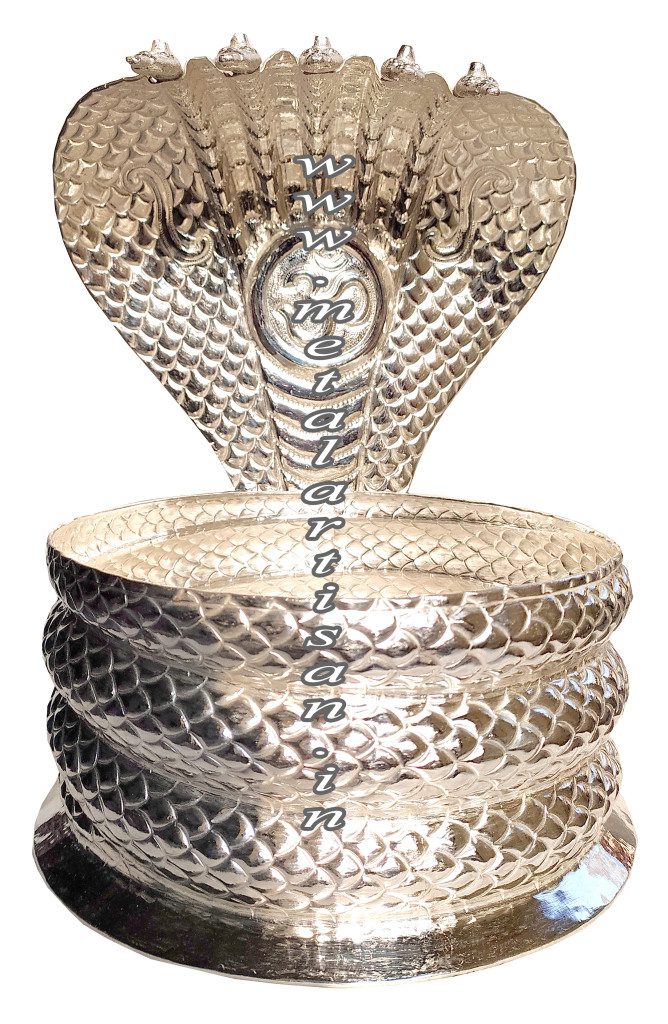 Silver Handcrafted Shesha Vahanam – Divine Serpent Carrier of Lord ...