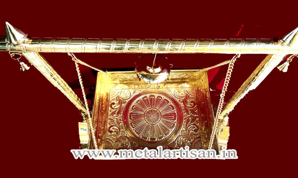 Handcrafted Brass Cradle – Traditional Swing for Divine & Decorative ...