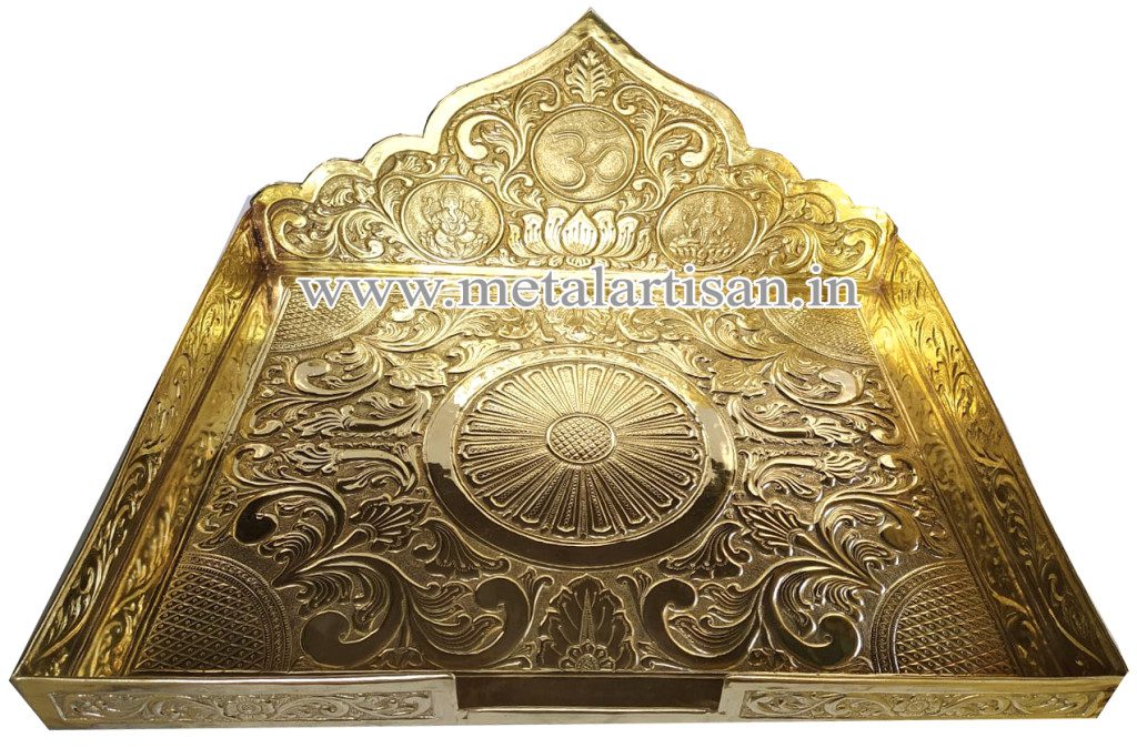 Brass Handcrafted Simhasanam – Royal Throne for Idols & Deities ...