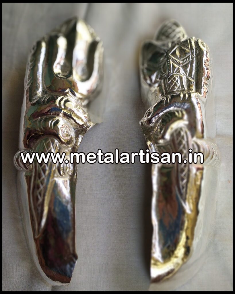 Silver Handcrafted Hand Kavacham – Sacred Armor of Divine Protection ...