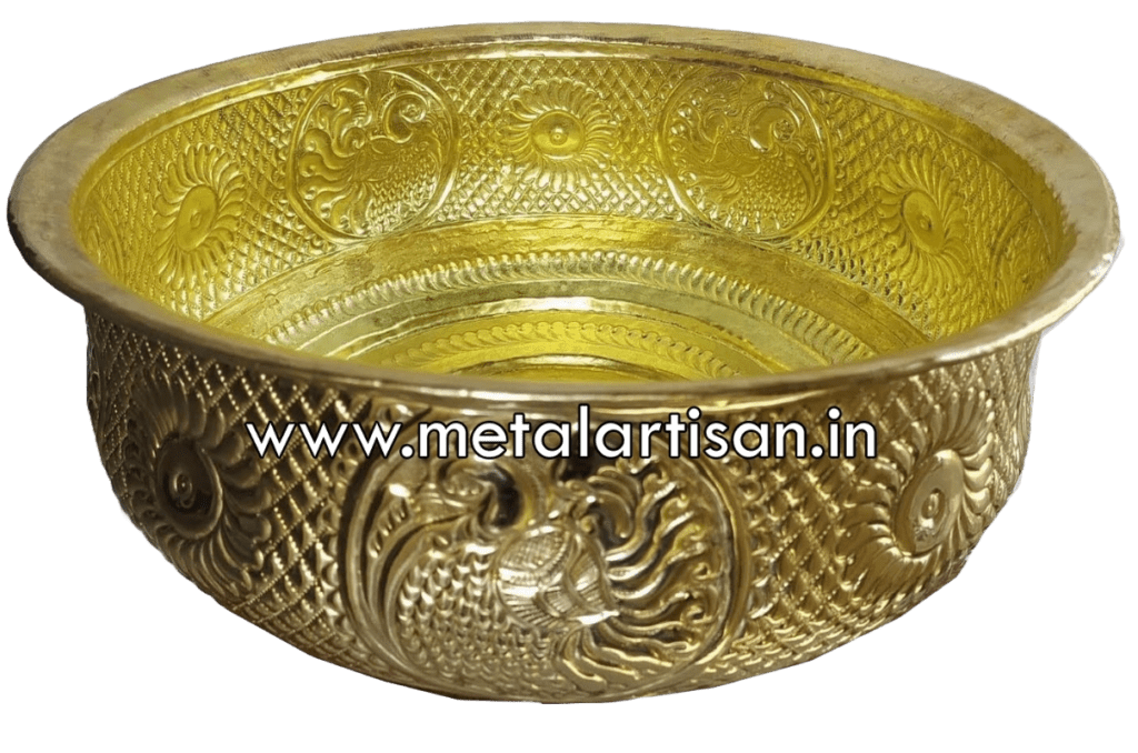Elegant Handcrafted Brass Urli – Traditional Decorative Bowl for Home ...