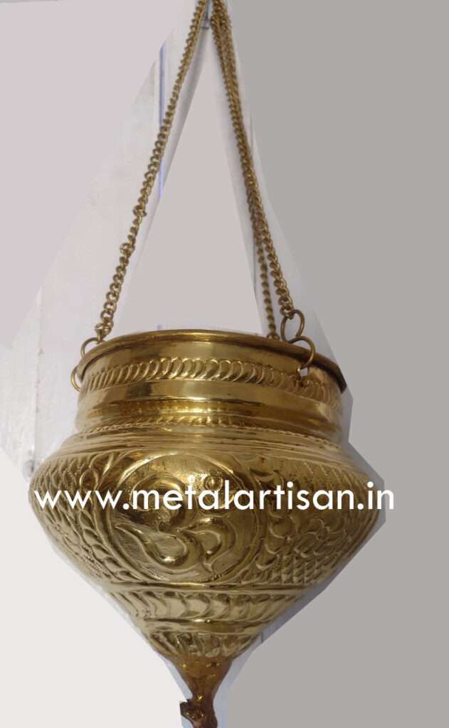 Handcrafted Brass Dhara Pathra for Shiva Lingam – Sacred Ritual ...